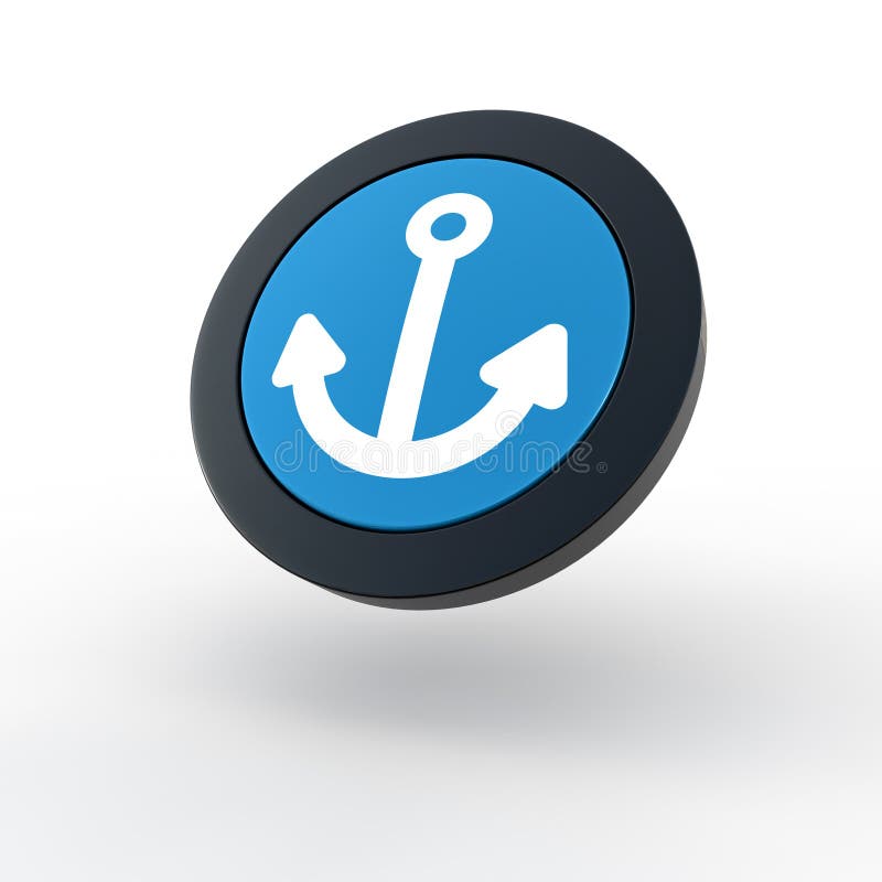 Anchor icon stock illustration. Illustration of abstract - 13470611