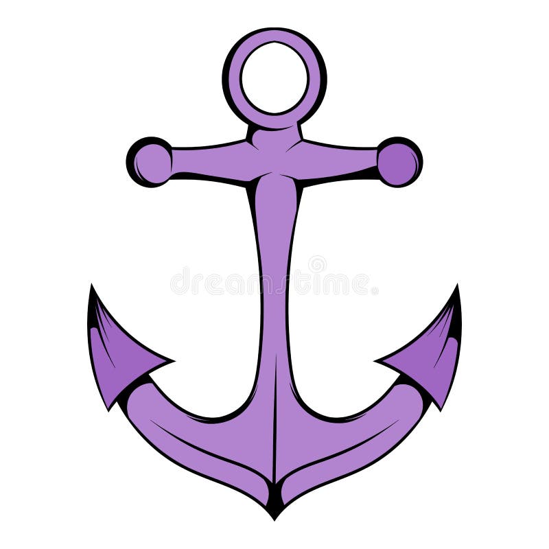 Anchor Icon in Icon Cartoon Stock Vector - Illustration of icon ...