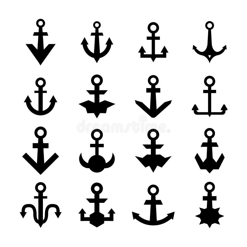 Anchor Icon stock illustration. Illustration of shape - 62690335