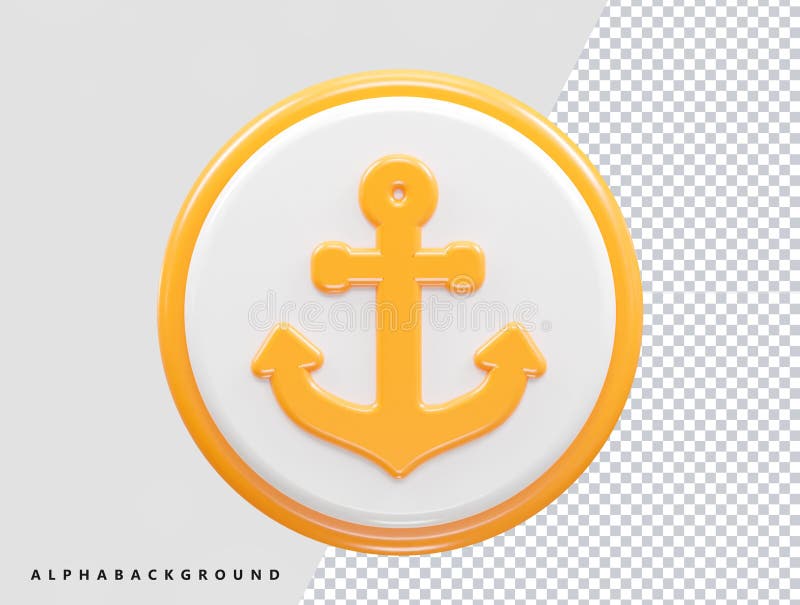 Anchor Icon Vector Illustration Element 3d Rendering Transparent Eps ... Anchor Icon Vector Illustration Element 3d Rendering Transparent Eps ...