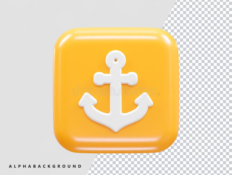 Anchor Icon Vector Illustration Element 3d Rendering Transparent Eps ... Anchor Icon Vector Illustration Element 3d Rendering Transparent Eps ...