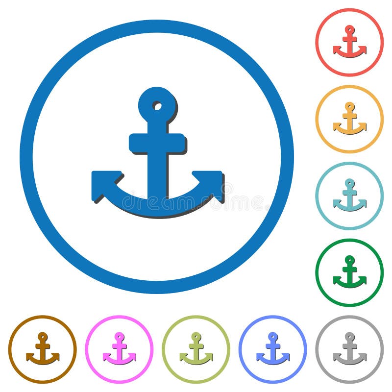 Anchor Pictograms Stock Illustrations – 336 Anchor Pictograms Stock ...