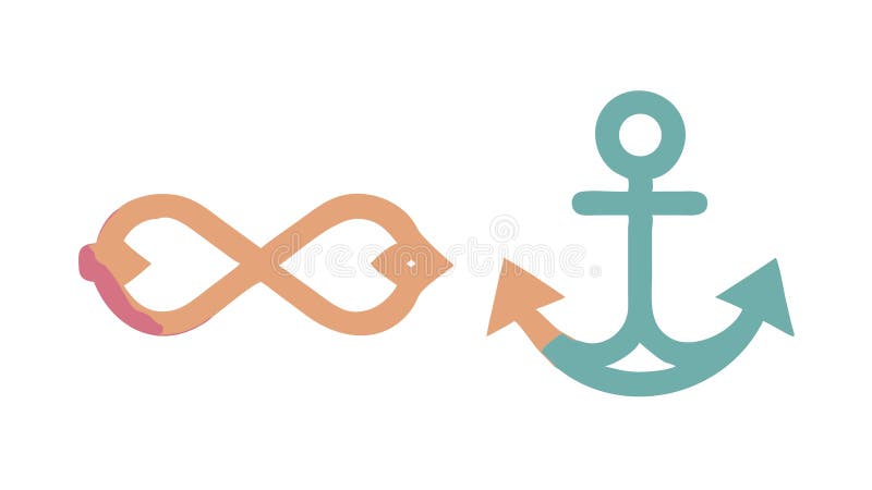 Infinity And Anchor Wallpaper