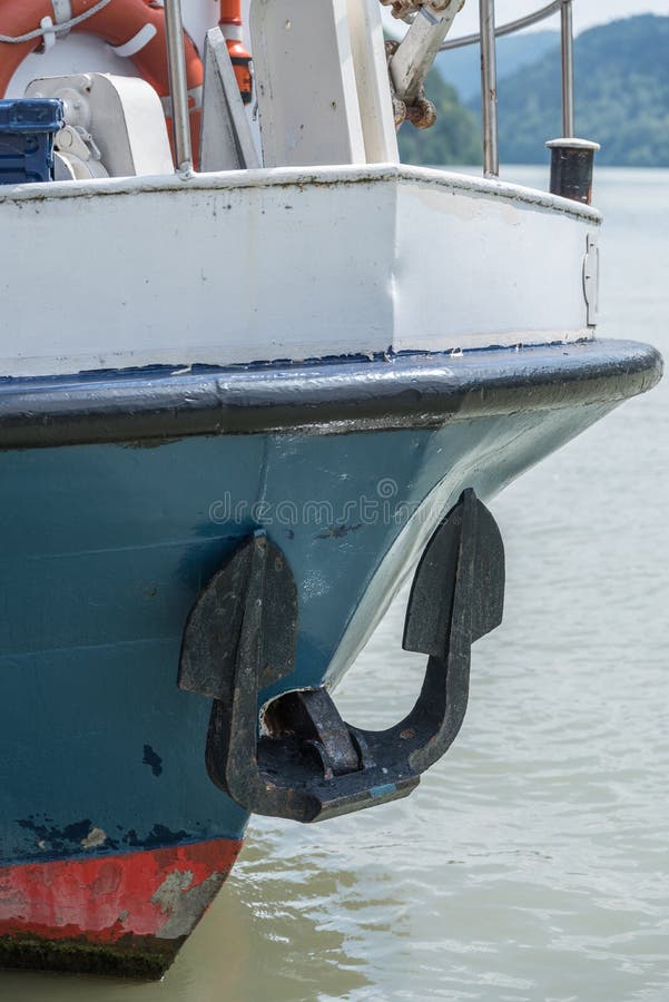 Anchor at the Bow of a Ship Stock Image - Image of ship, life: 160392947