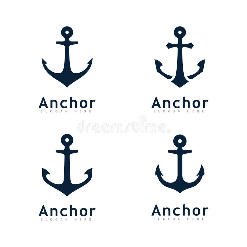 Anchor Logo Icon Design Template Stock Vector - Illustration of boat ... Anchor Logo Icon Design Template Stock Vector - Illustration of boat ...