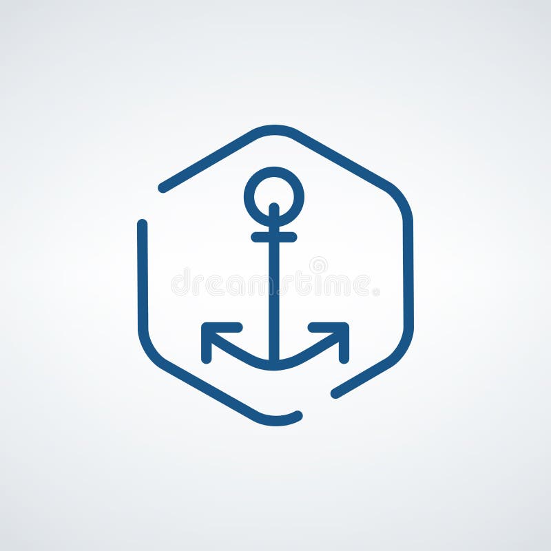 Anchor Logo Icon Design Template. Business Symbol or Sign. Line Anchor ... Anchor Logo Icon Design Template. Business Symbol or Sign. Line Anchor ...