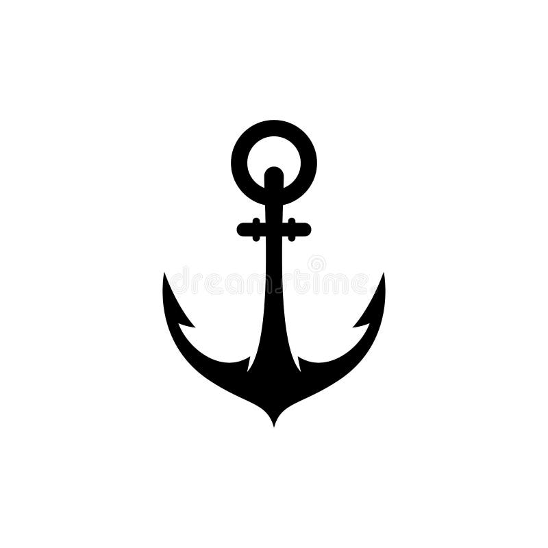 Anchor Logo and Symbol Icon Vector Template Stock Illustration ...