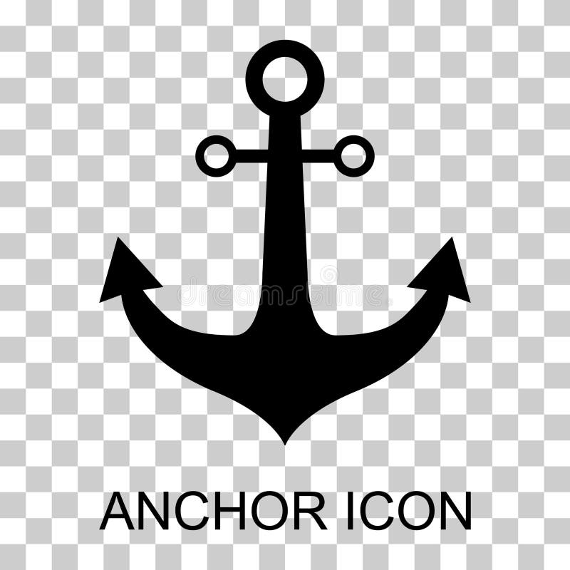 Anchor Marine Old Icon, Ship Security Object Element, Vector ...