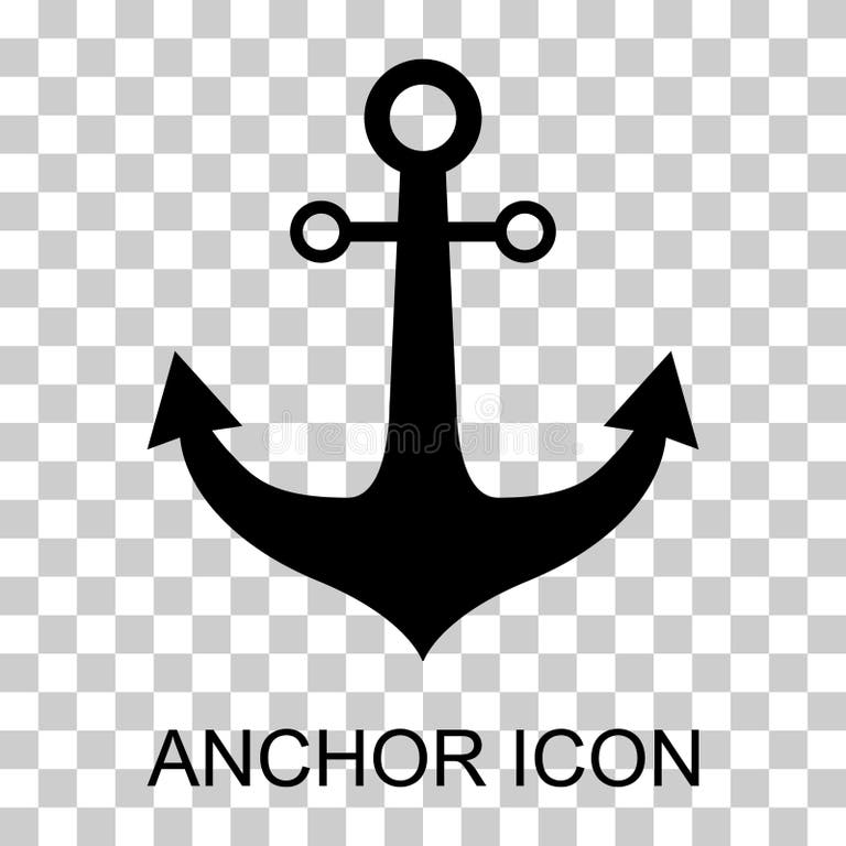 Anchor Marine Old Icon, Ship Security Object Element, Vector ...