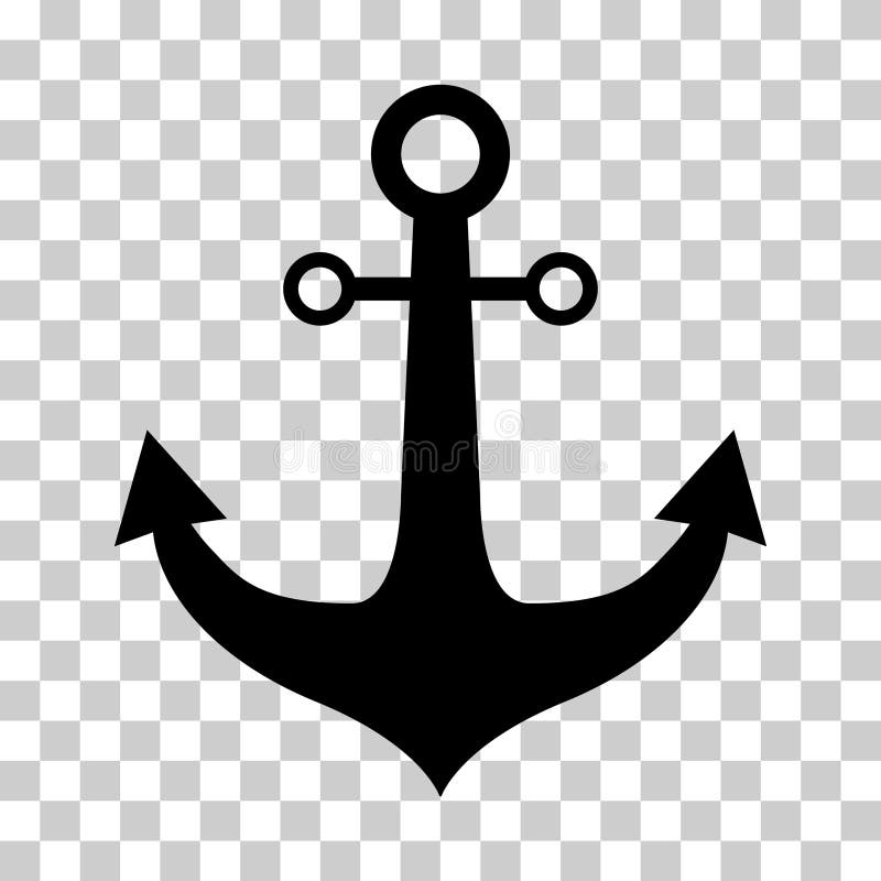 Anchor Marine Old Icon, Ship Security Object Element, Vector ...