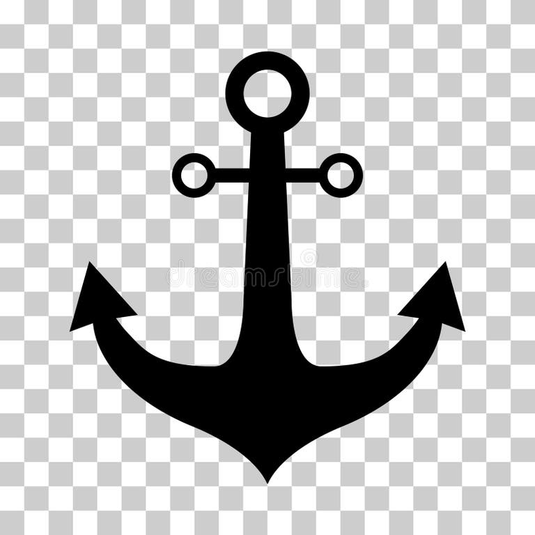 Anchor Marine Old Icon, Ship Security Object Element, Vector ...