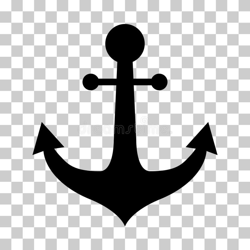 Anchor Marine Old Icon, Ship Security Object Element, Vector ...