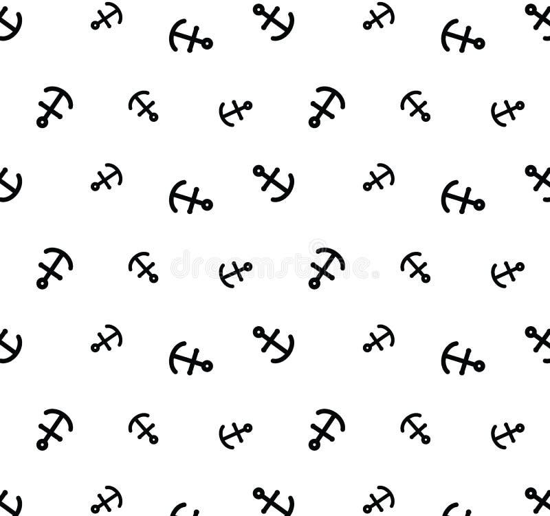 Anchor Pattern, Anchor Background, Wallpaper Vector Stock Vector ...