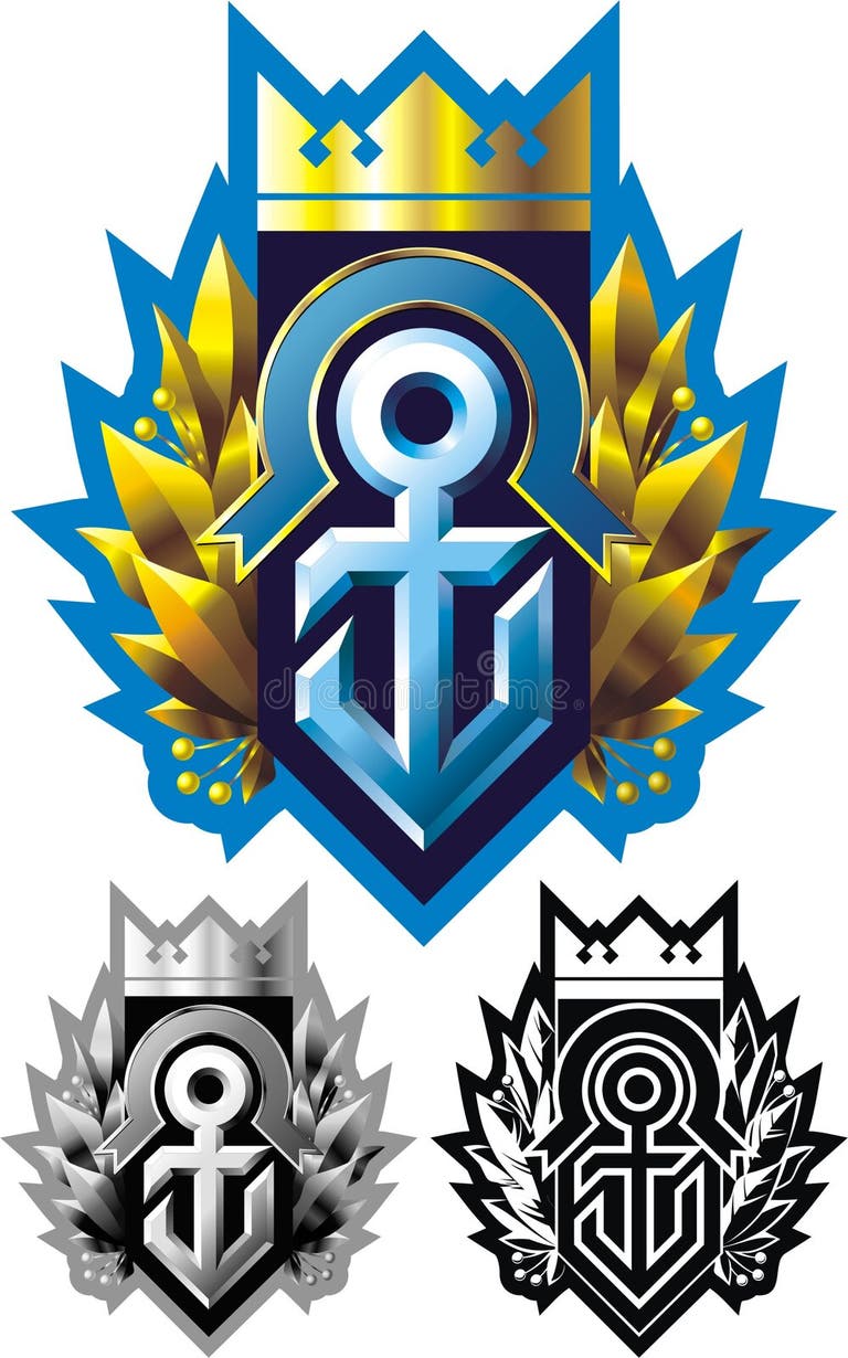 Heraldry Anchor Stock Illustrations – 618 Heraldry Anchor Stock ...