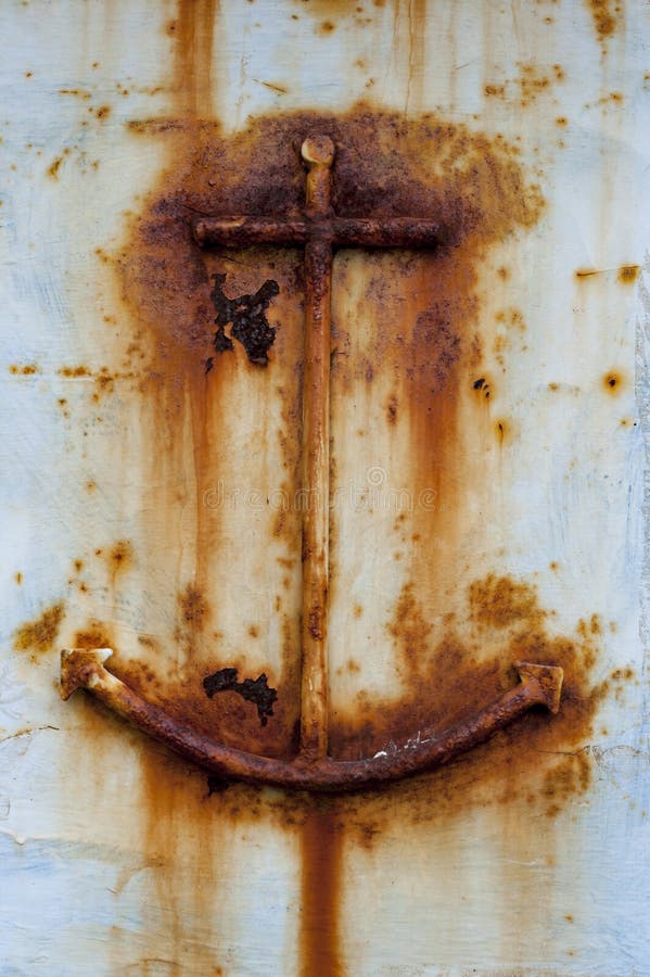 Anchor rusty stock photo. Image of depicting, close - 114860322