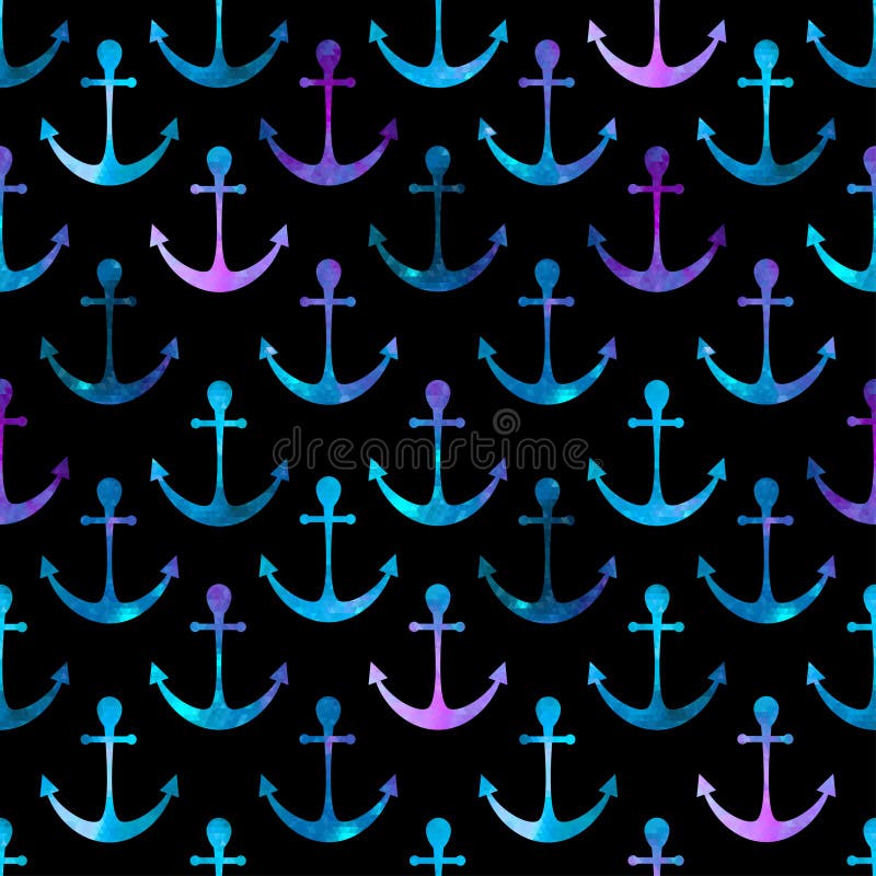 Anchor Seamless stock vector. Illustration of dirty, chewed - 50911058