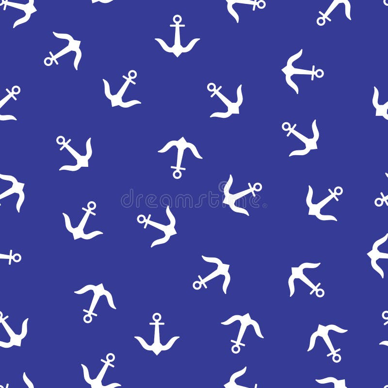 Anchor Seamless Vector Pattern Texture Background Stock Vector ...