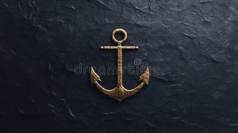 Anchor-shaped Minimalist Logo Design for a Modern Concept Stock ...