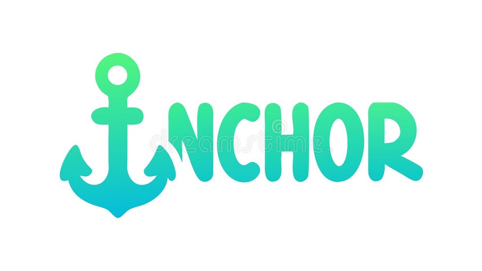 Anchor Symbol Icon. Stability and Security. Vector Design Generative AI ...