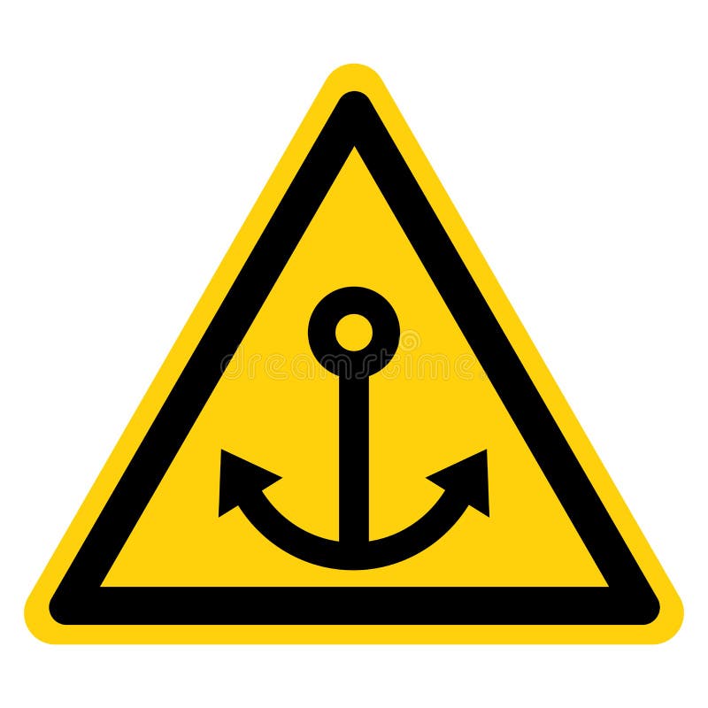 Anchor Symbol Sign, Vector Illustration, Isolate on White Background ...