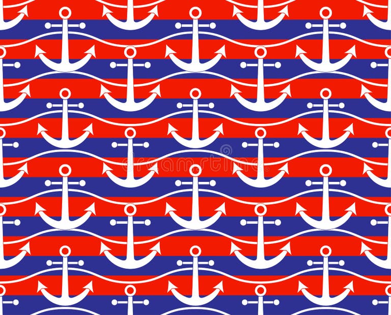 Anchor texture stock vector. Illustration of fabric - 190385431