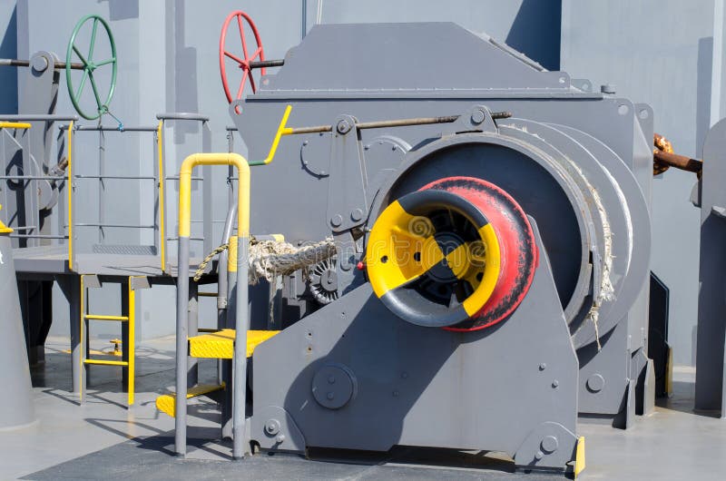 Anchor winch stock photo. Image of wheel, anchor, metal - 99741796
