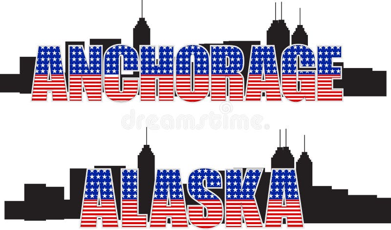 Anchorage/Alaska stock vector. Illustration of star, anchorage - 21849413