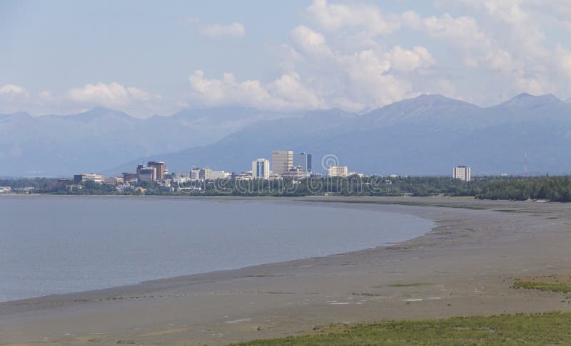 Anchorage, Alaska stock photo. Image of beach, alaska - 96282638