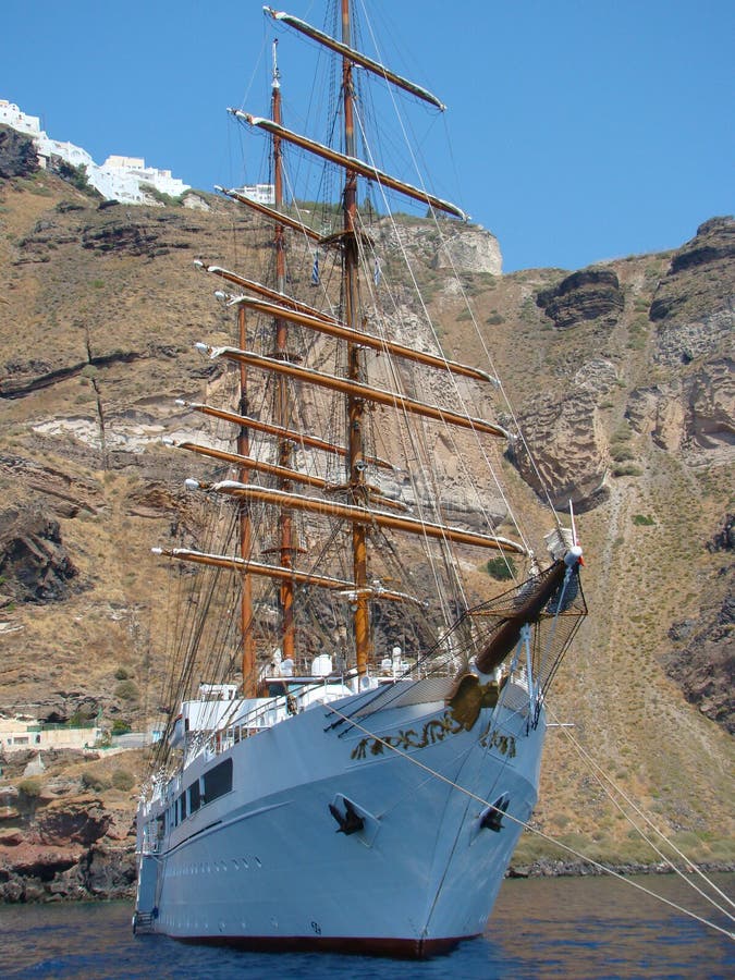 Anchored sailboat stock photo. Image of luxury, beauty - 26387032