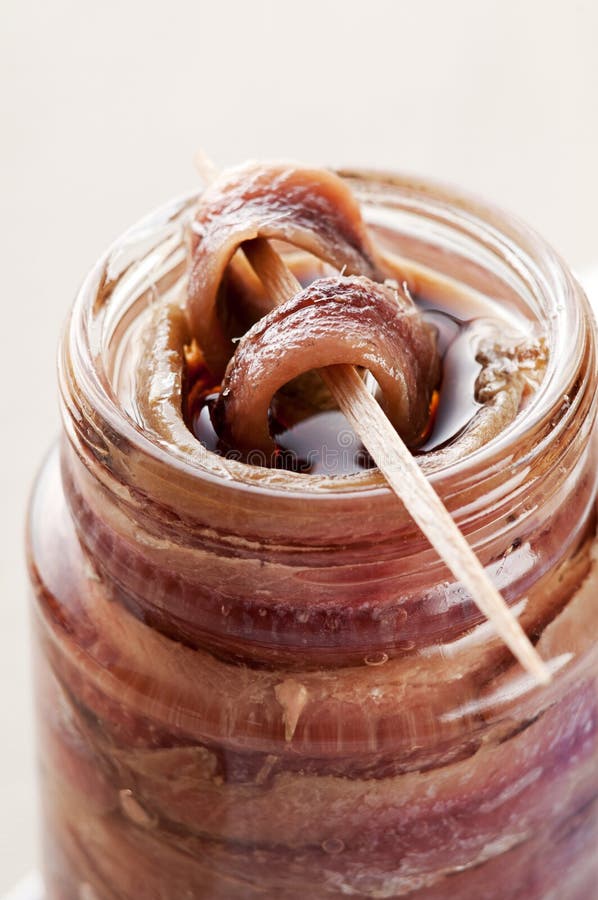 Anchovy stock image. Image of macro, close, glass, food - 24455559