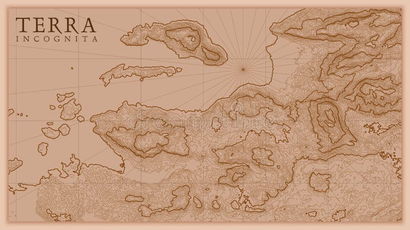 Ancient abstract map stock illustration. Illustration of charred - 7464018