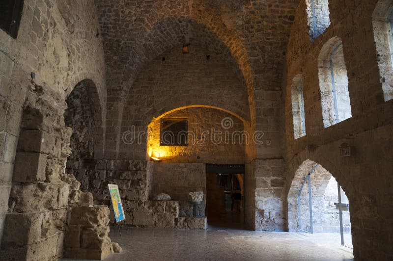 Ancient Acre (Akko, Acco) stock image. Image of architecture - 66676569