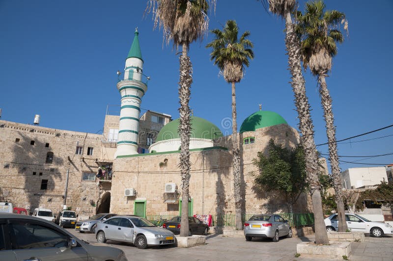Ancient Acre (Akko, Acco) stock image. Image of blue - 66677009