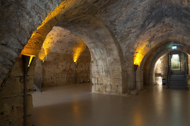 Ancient Acre (Akko, Acco) stock image. Image of catholic - 66677789