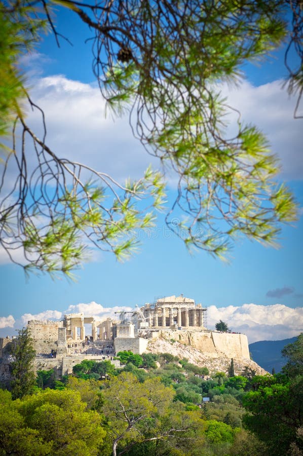 Ancient Acropolis, Athens, Greece Stock Image - Image of attraction ...