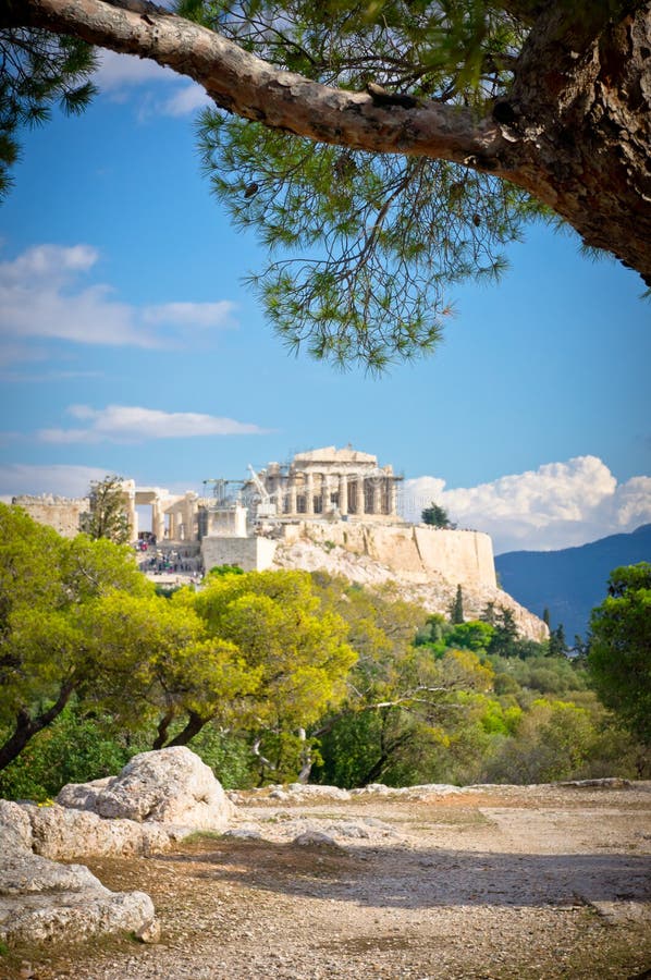 Ancient Acropolis, Athens, Greece Stock Photo - Image of greek ...
