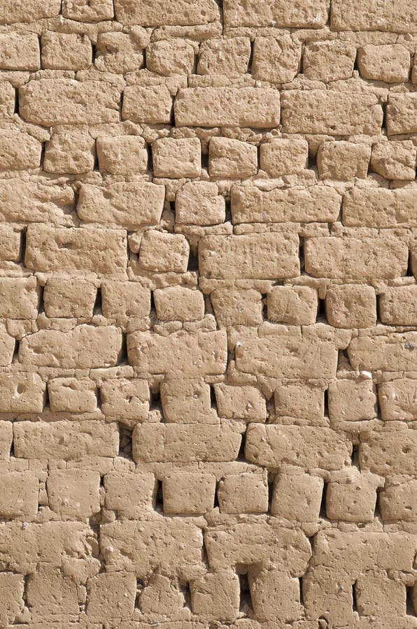 Old adobe wall closeup stock image. Image of cracked - 46505219