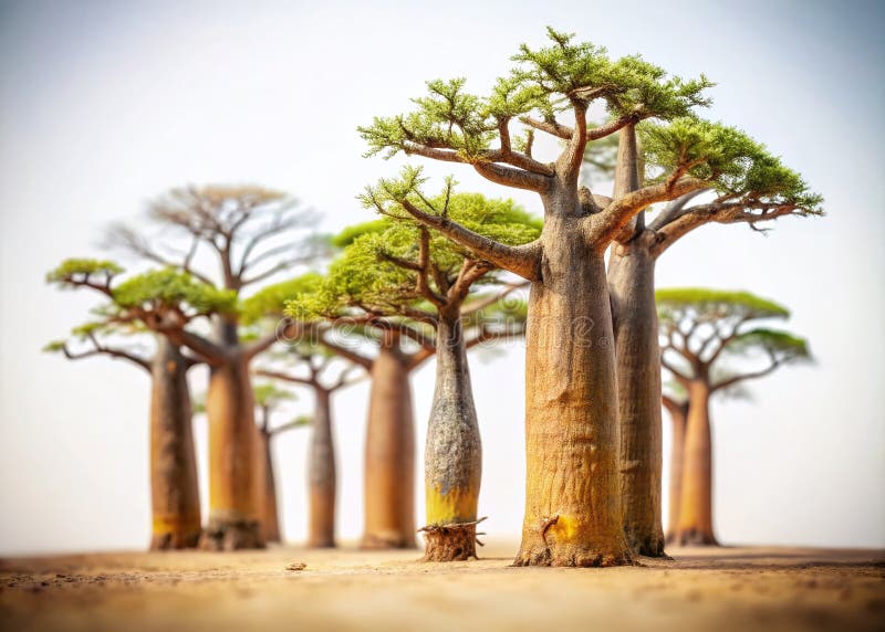 Ancient African Baobab Trees a TiltShift Masterpiece Capturing the ...