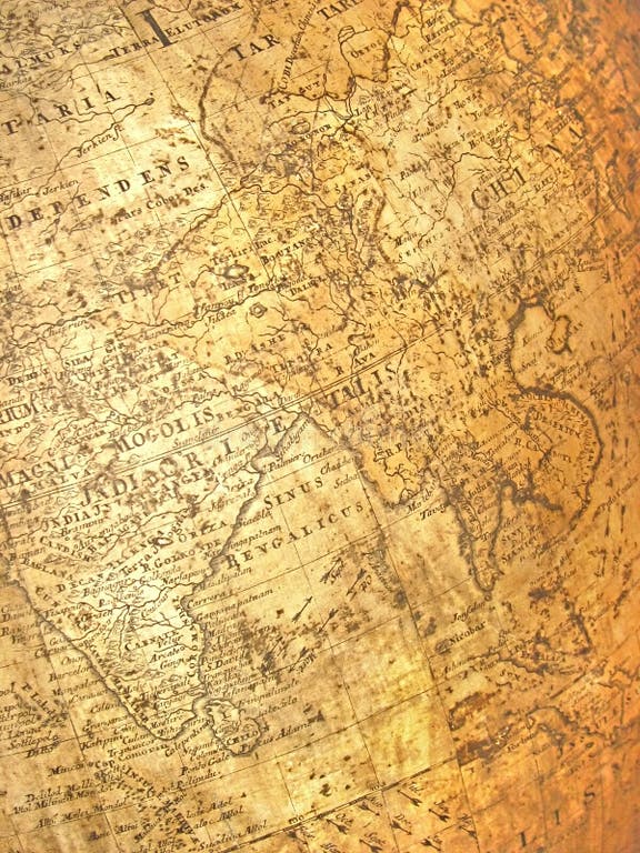 Ancient aged map stock photo. Image of cartography, concept - 8150934