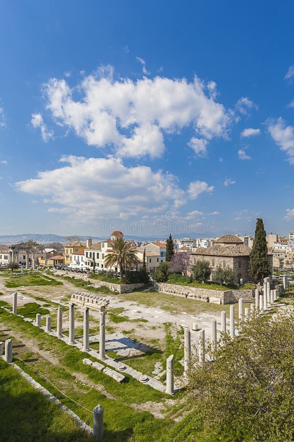 Ancient agora stock image. Image of agoraisos, colonnade - 37149279