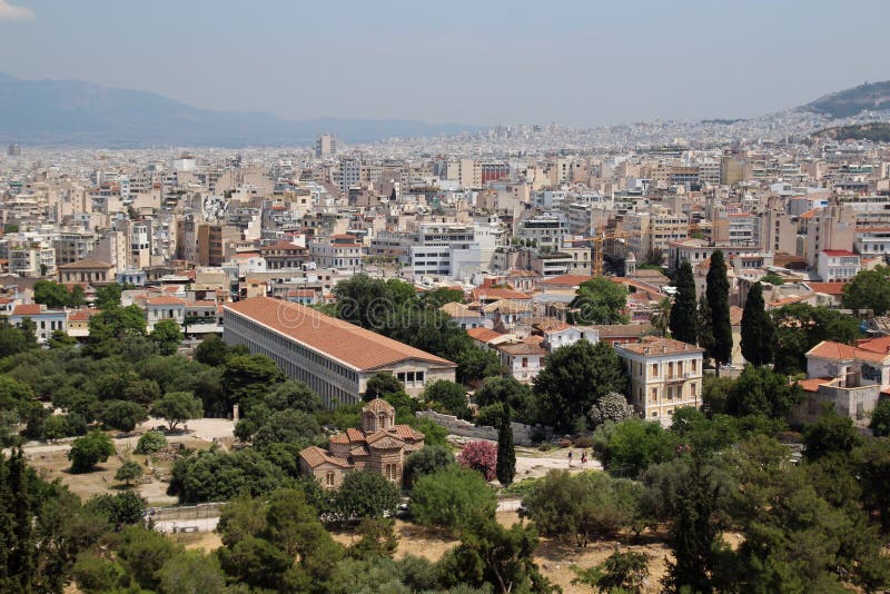 Ancient Agora of Athens editorial photo. Image of beautiful - 44287016