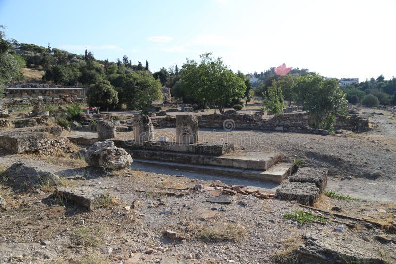 Ancient Agora of Athens stock photo. Image of historical - 76003240