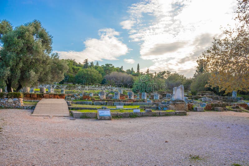 The Ancient Agora of Classical Athens is the Best-known Example of an ...