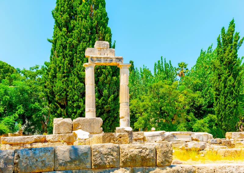 At ancient Agora of Kos stock photo. Image of aegean - 46833828