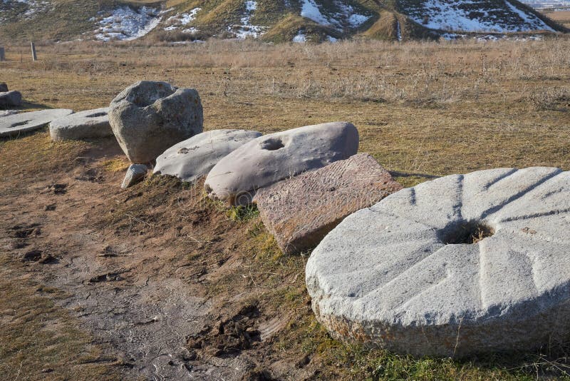 Ancient Agricultural Devices for Grain Processing Editorial Stock Image ...