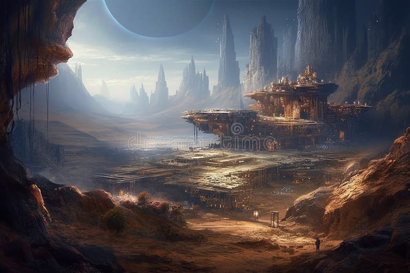 Alien Ancient City Stock Illustrations – 226 Alien Ancient City Stock ...