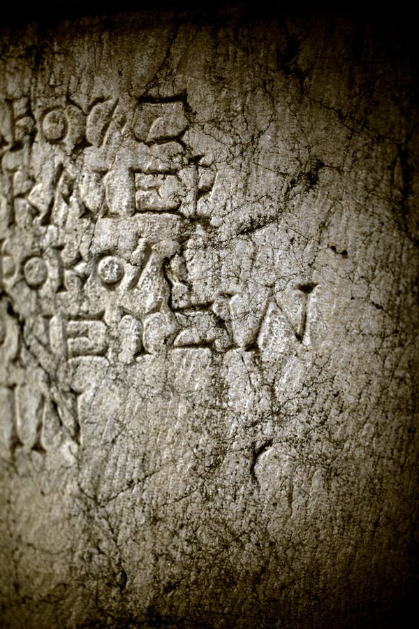 Ancient Alphabets on Marble Background Stock Photo - Image of carving ...