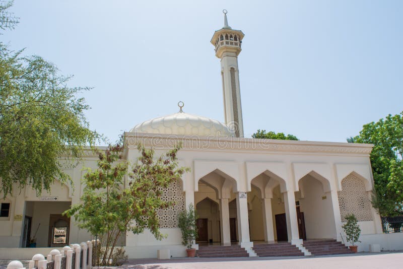 Ancient Amazing Arabian Cream Colour Holy Mosque Stock Image - Image of ...