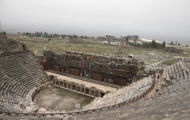 Ancient amphiteater stock photo. Image of antique, archaeology - 31786652