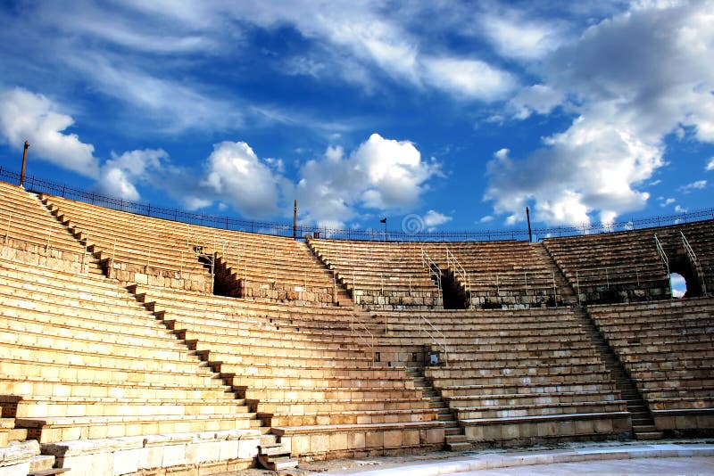 Ancient amphitheater stock photo. Image of amphitheater - 12588450
